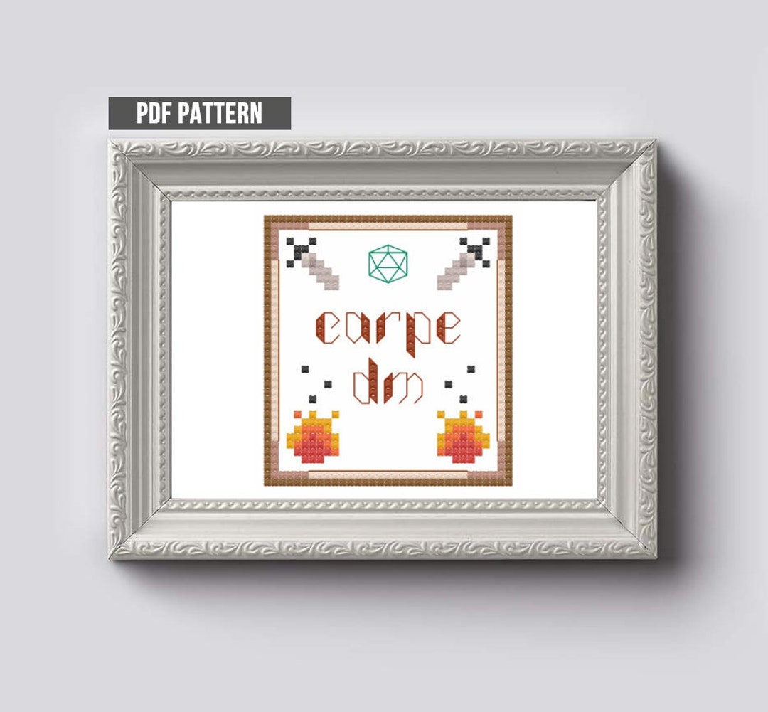 Dungeons & Dragons, Dungeon Master - Cross Stitch Pattern PDF - Etsy
