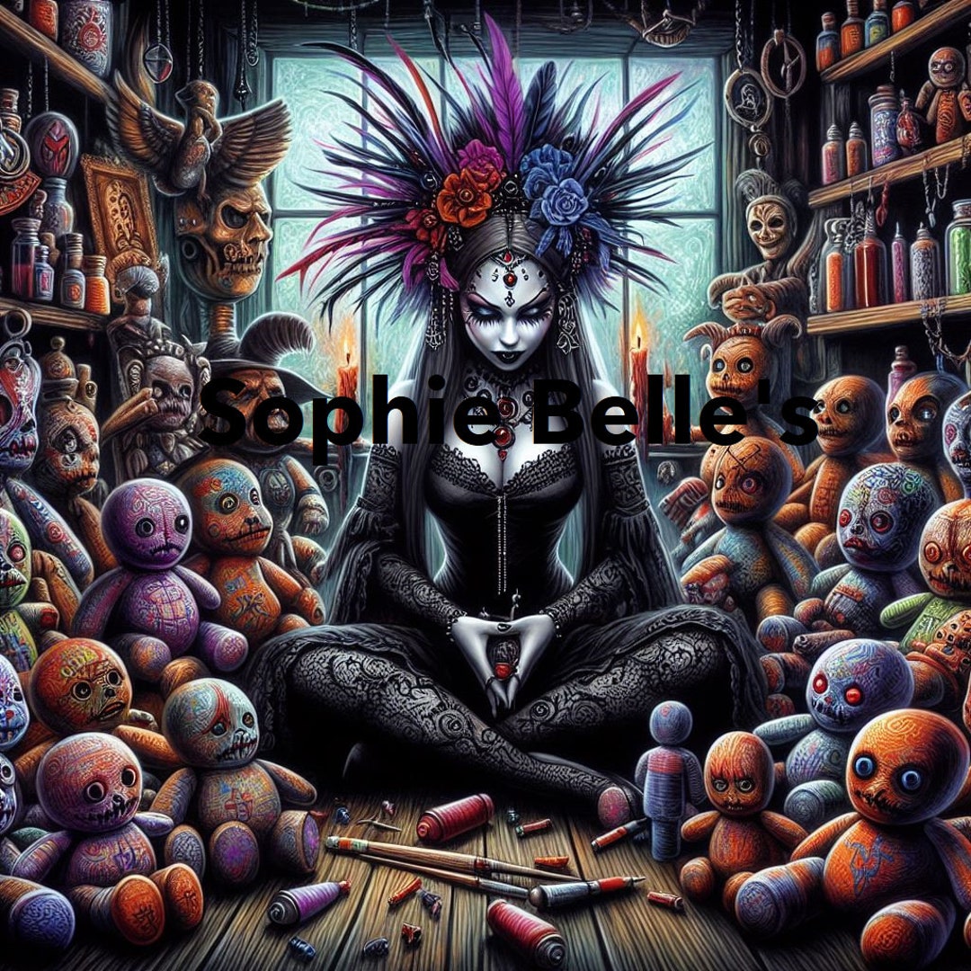 Voodoo Queen Digital Art Voodoo Dolls Witch Art Creepy Art Voodoo Wall ...