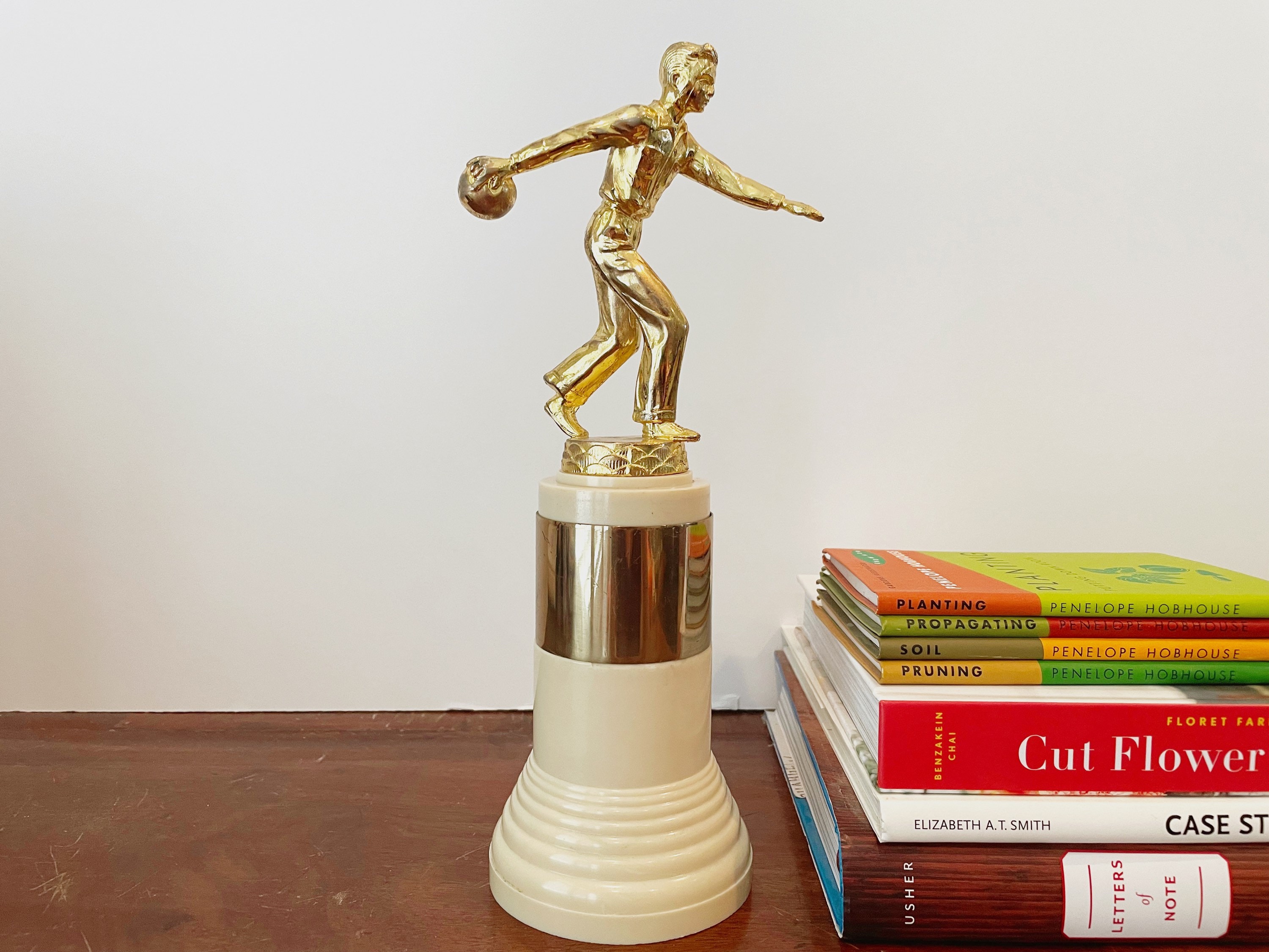 Vintage Bowling Trophy 1940s/1950s Brass and - Etsy