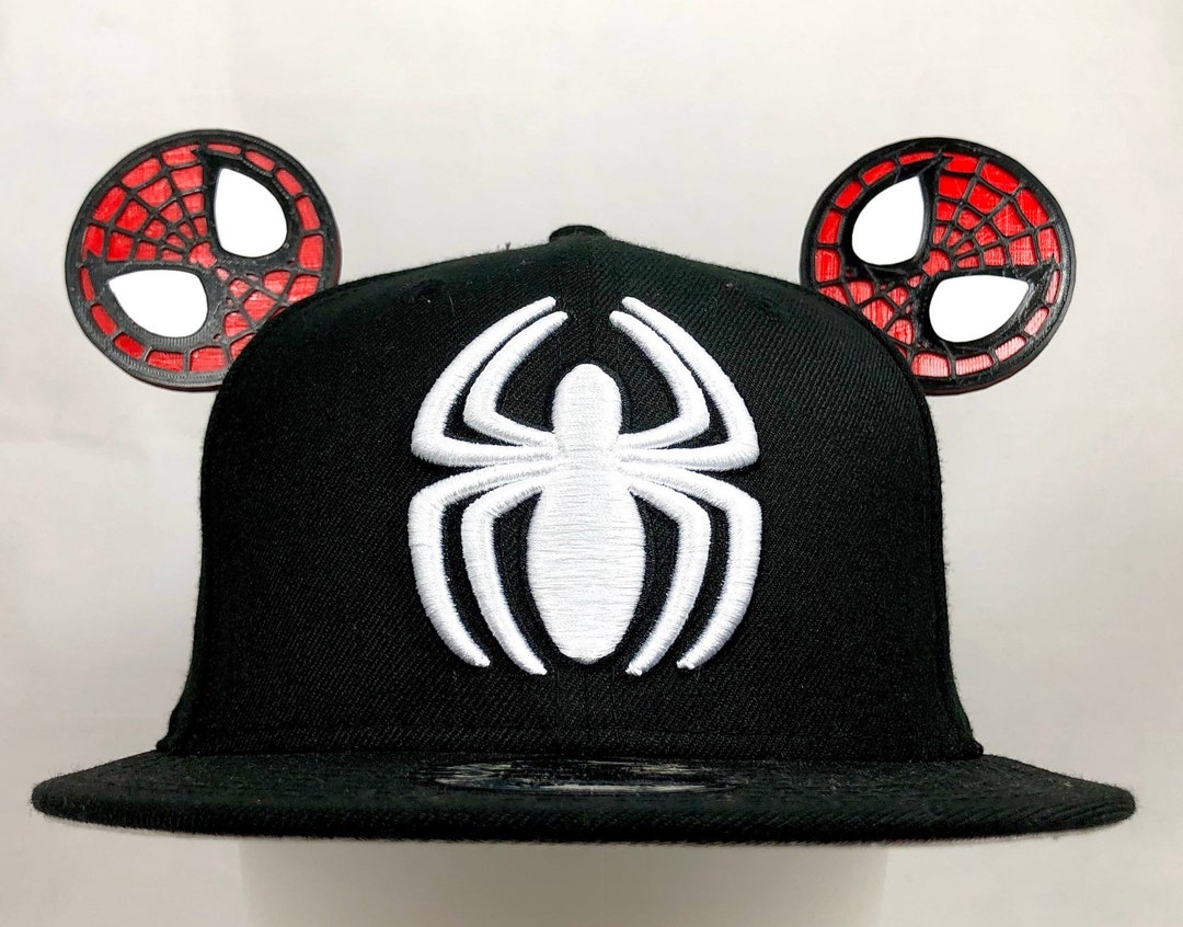 Spider-man Mickey Ears for Any Hat -MARVEL 3D Printed Accessory - 2pc ...