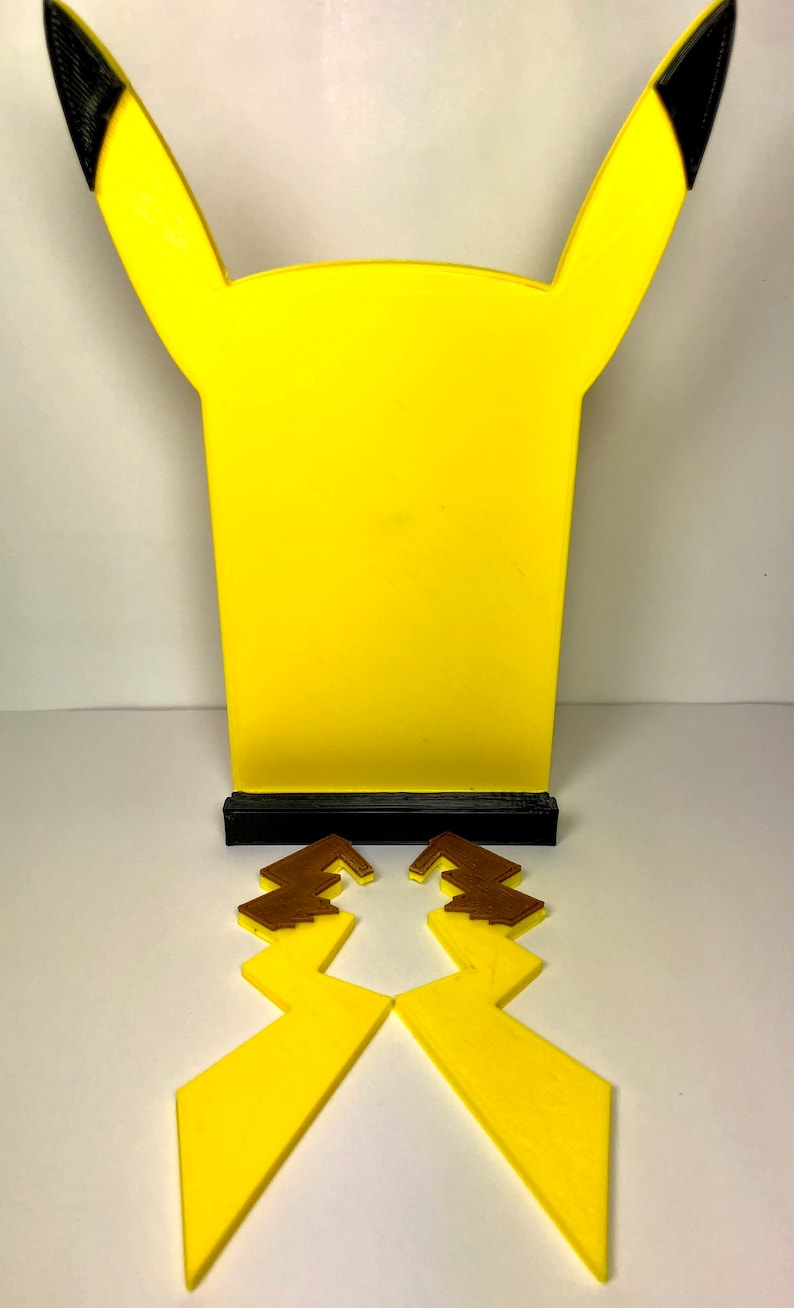 Pokemon TCG Pikachu Trading Card Stand W/tail PSA CGC Beckett - Etsy