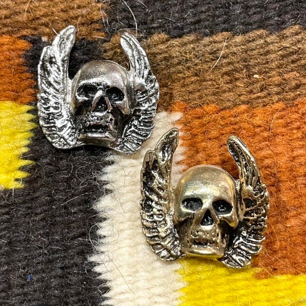 Winged Skull - Etsy