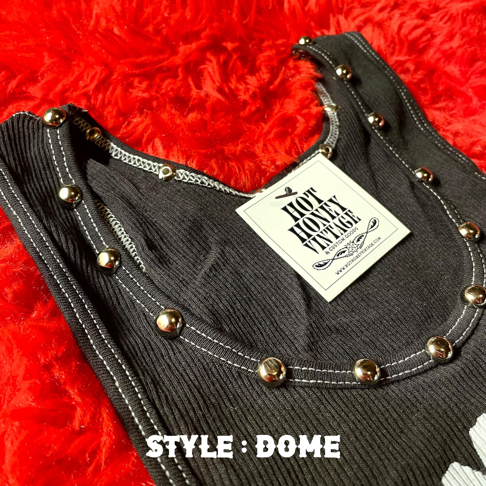 ADD-ON* Studded Tank Collar - Etsy