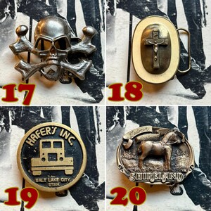 Vintage Belt Buckles 1970 1980 1990 - Etsy