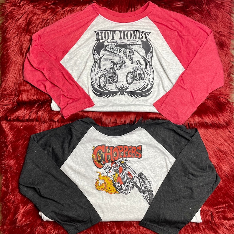 Raglan With Vintage Inspired Graphic - Etsy