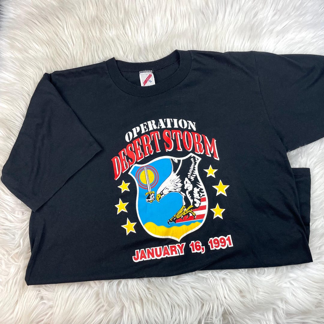 Vintage 1990 Operation Desert Storm Shirt - Etsy