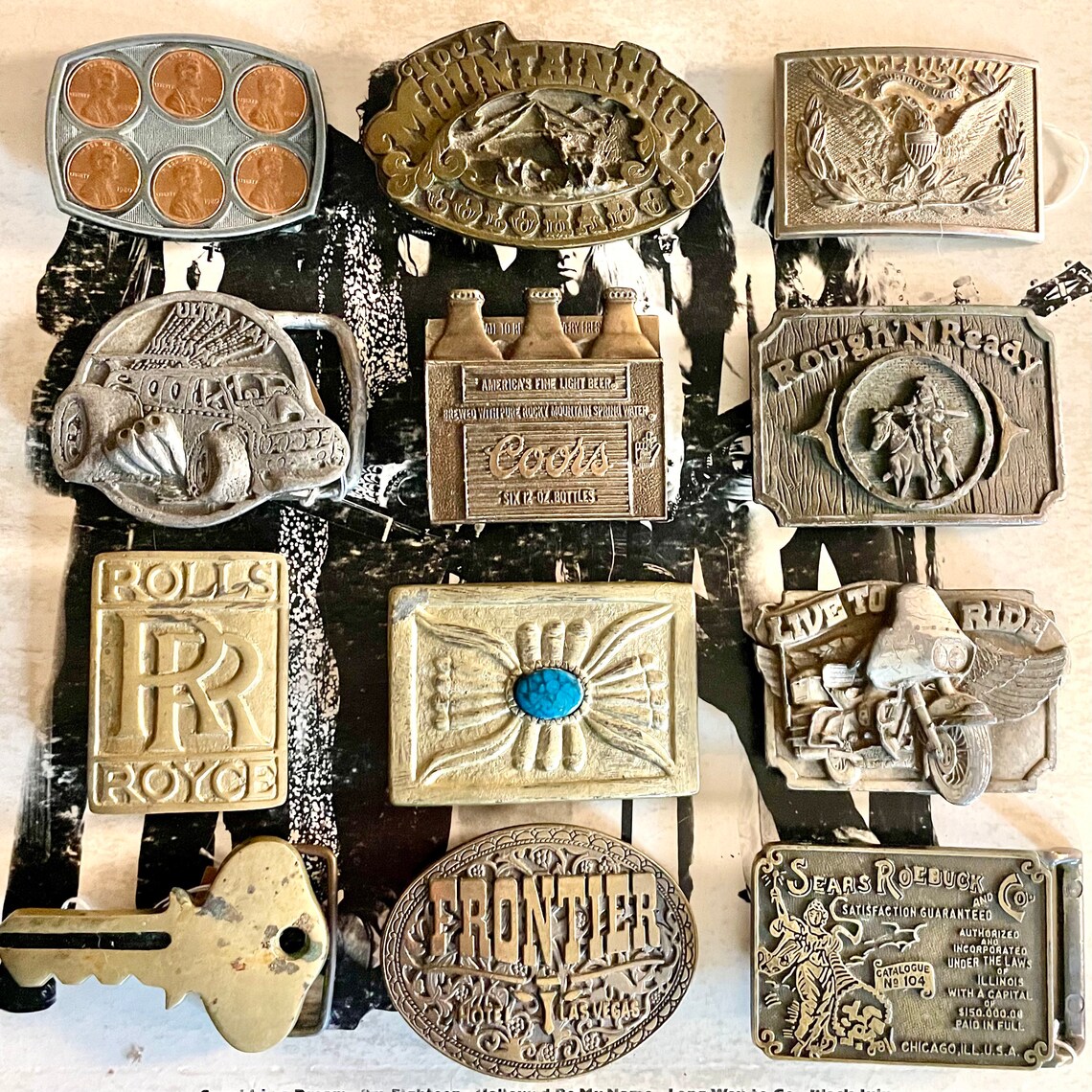 Vintage Belt Buckles 1970 1980 1990 - Etsy
