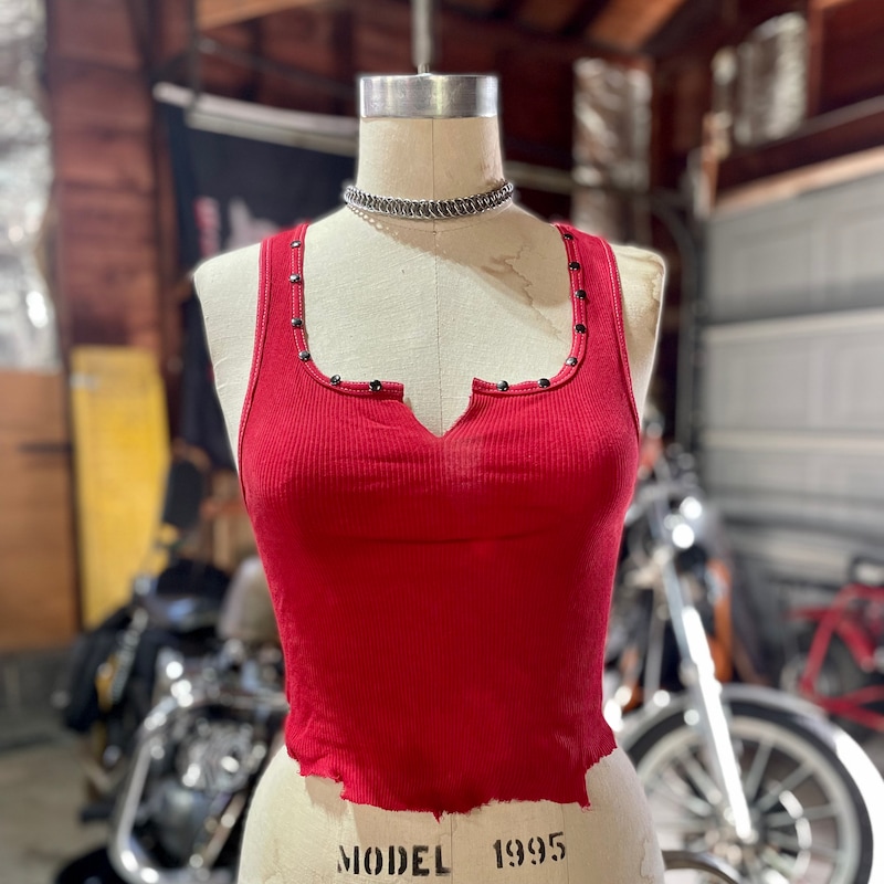 Metal Tank Top for Women - Etsy