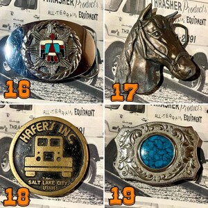 Vintage Belt Buckles 1970 1980 1990 - Etsy