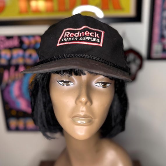 Vintage 1990 2000 Redneck Trailer Supplies Hat - Gem