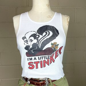 Ribbed Tank With Lil Stinker Vintage Inspired Graphic - Etsy