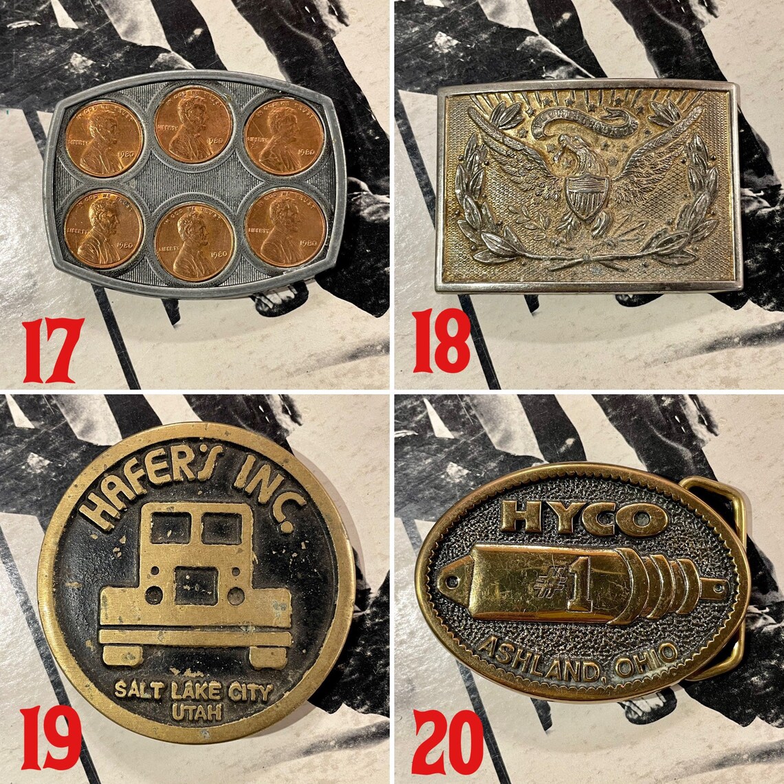 Vintage Belt Buckles 1970 1980 1990 - Etsy