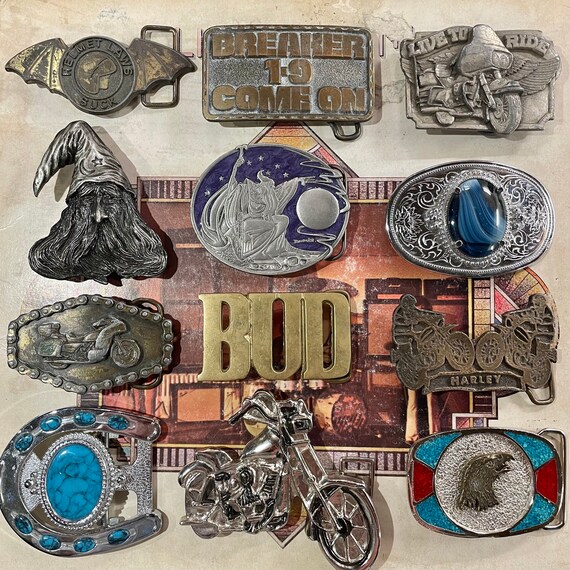 Vintage Belt Buckles 1970 1980 1990 - Etsy
