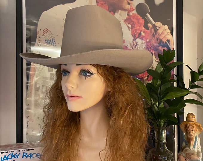 Vintage Eddy Bros Big Dipper Tan Cowboy Hat - Etsy