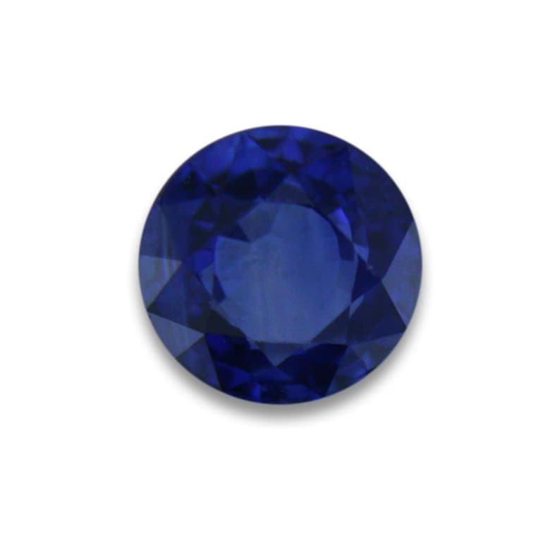 Sapphire Round 1.45mm, Natural Sapphire, Faceted Sapphire, Royal Blue ...