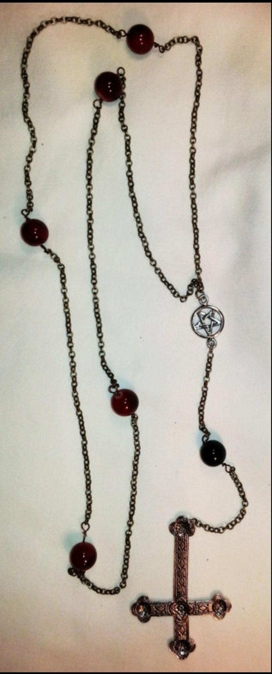 SATANIC ROSARY CEREMONIAL 30" - Etsy