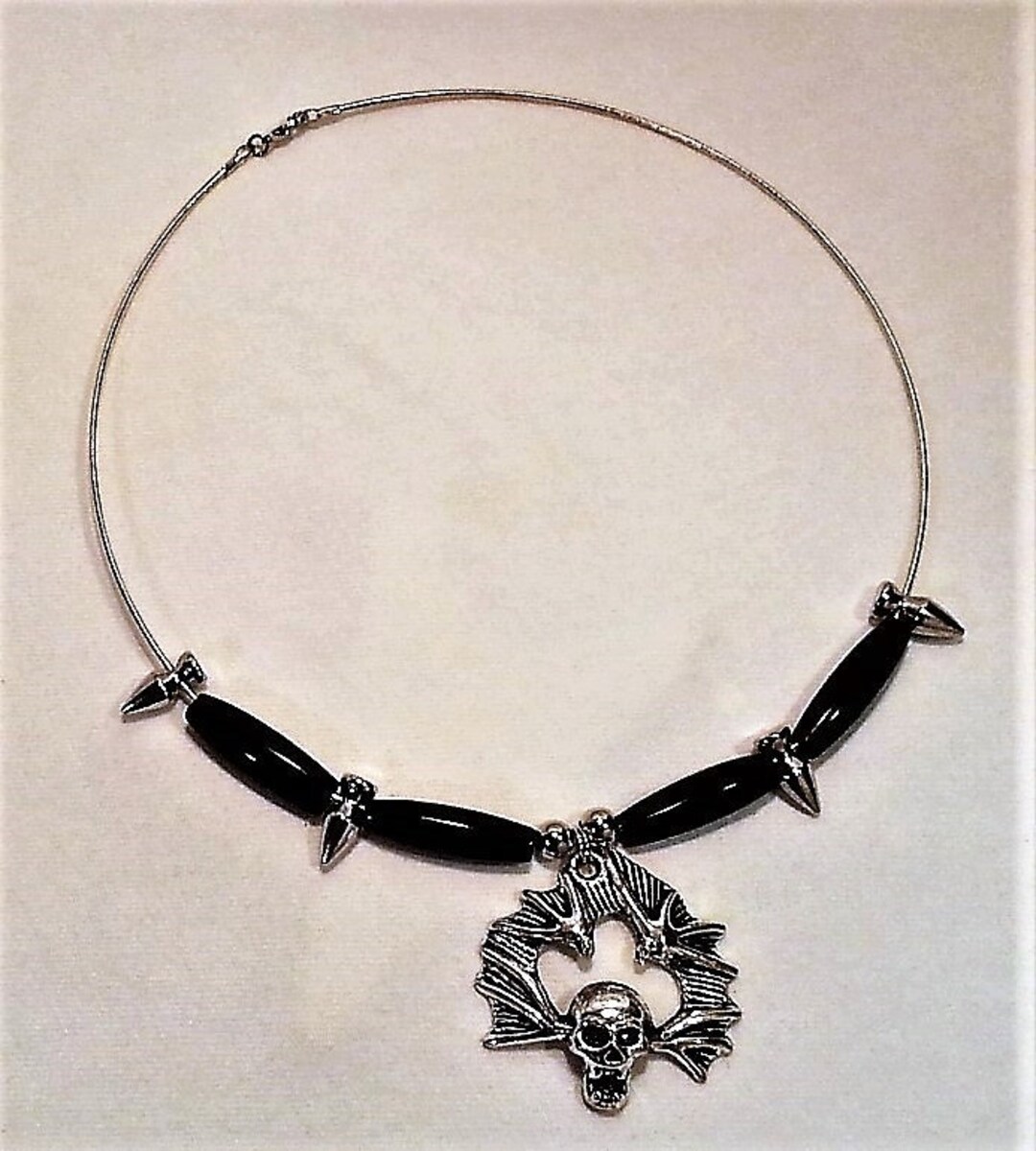 Necklace Gothic Freedom Skull Gothic Choker - Etsy