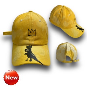 Basquiat Crown Hat Embroidered Baseball Dad Cap - Etsy