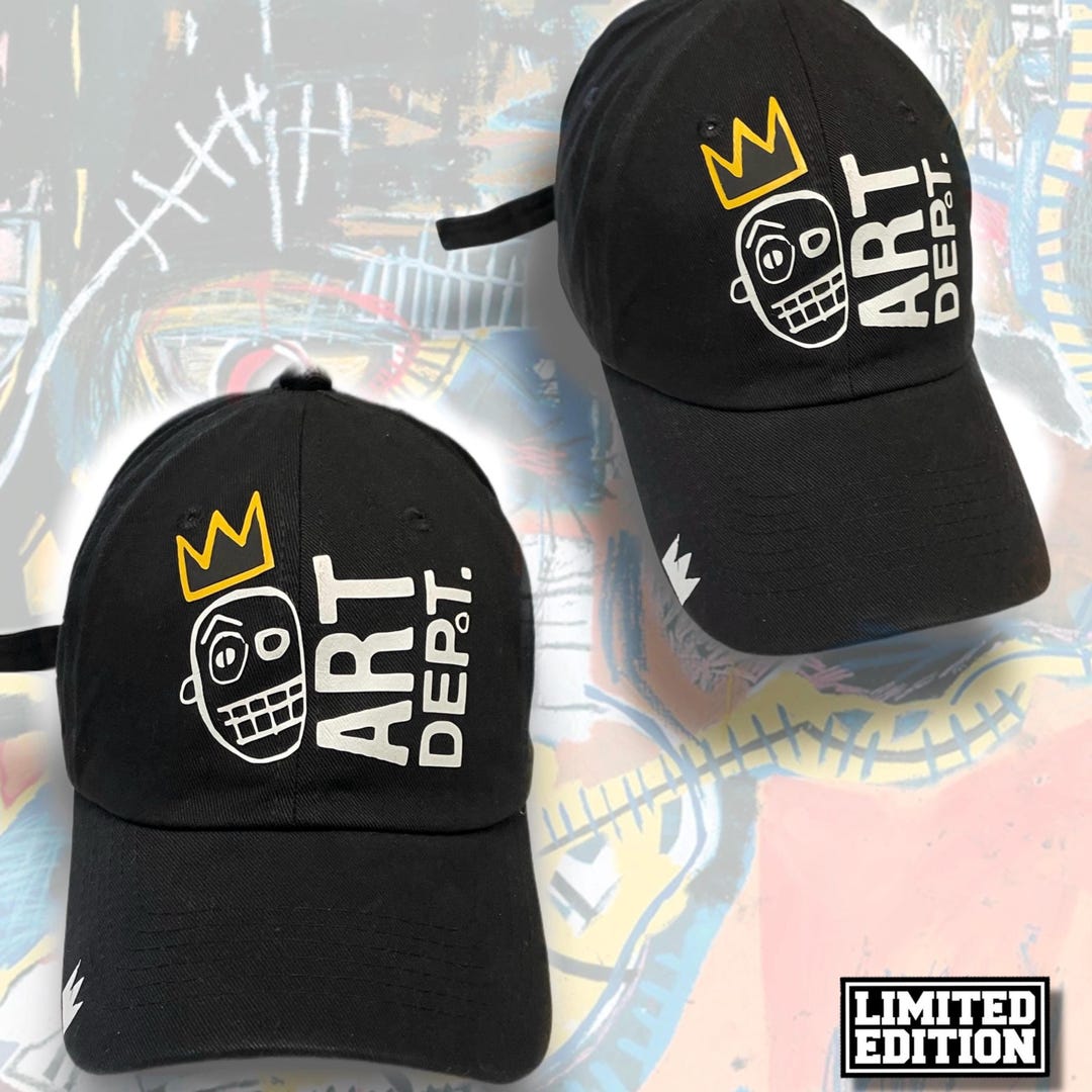 Retro Graphic Animation Hat Basquiat Inspired Baseball Cap - Etsy