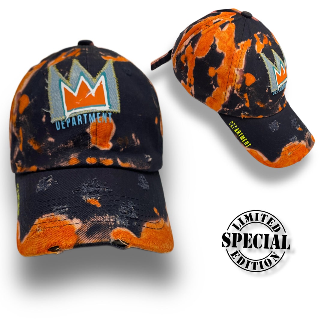 1of1 Custom Limited Edition Basquiat Inspired Denim crown - Etsy