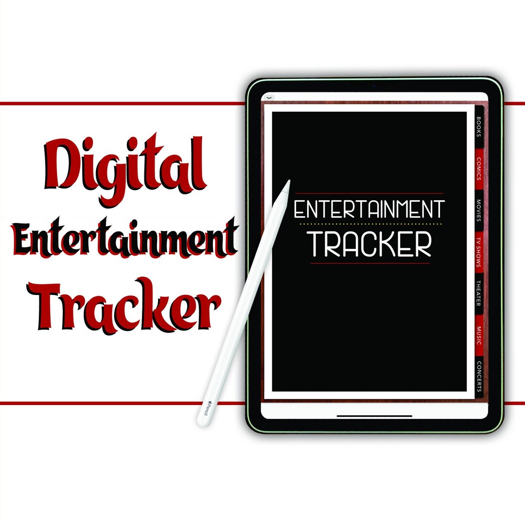 Digital Movie Tracker Digital Book Tracker Digital Entertainment ...