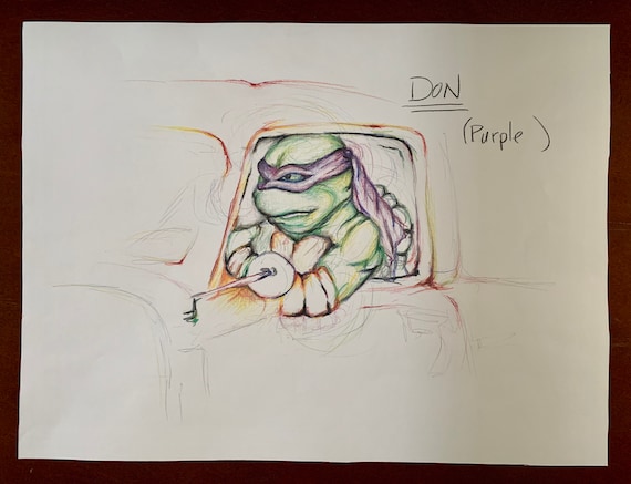 Baby Ninja Turtles Drawing