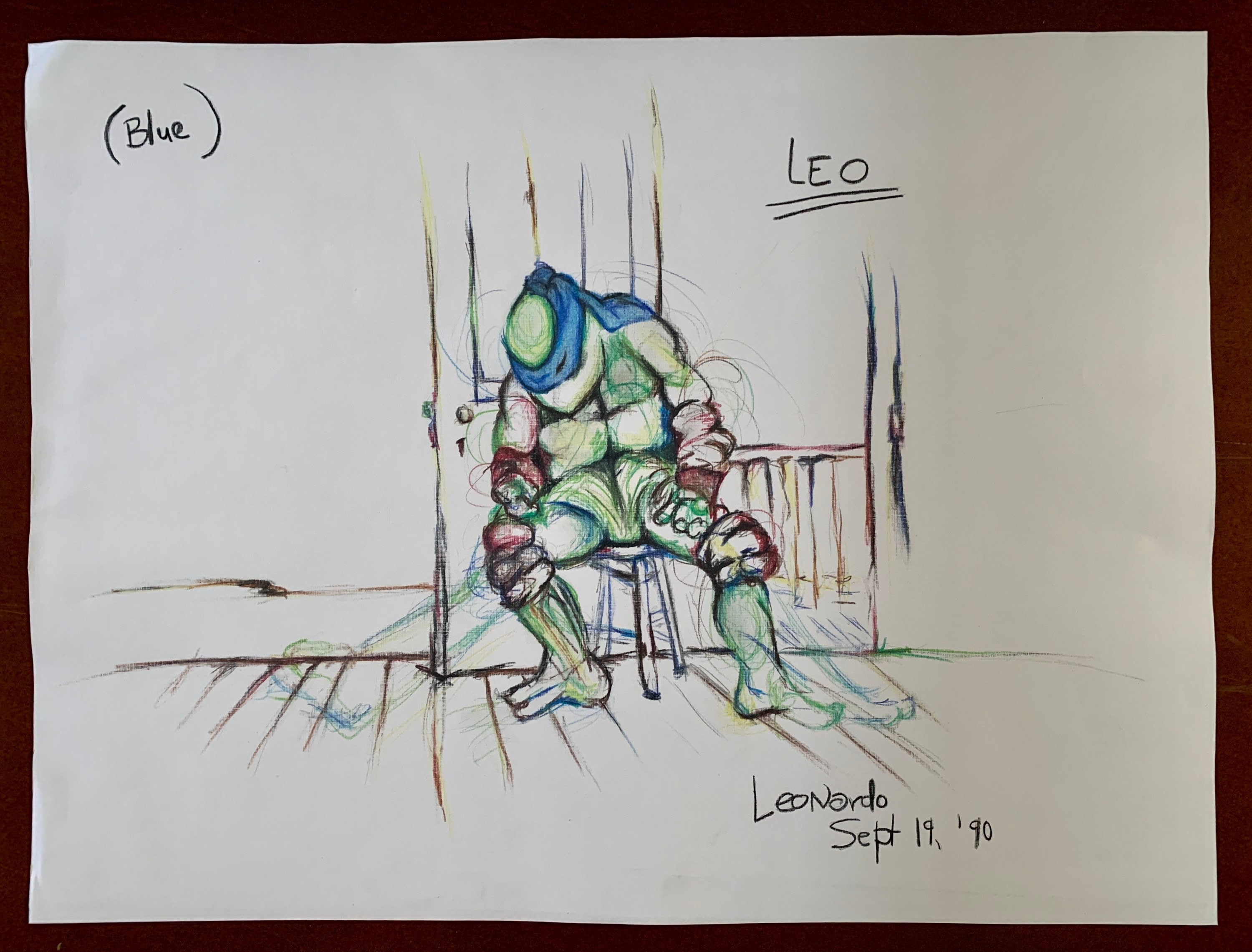 TMNT Movie Sketch Teenage Mutant Ninja Turtles Movie All Four - Etsy