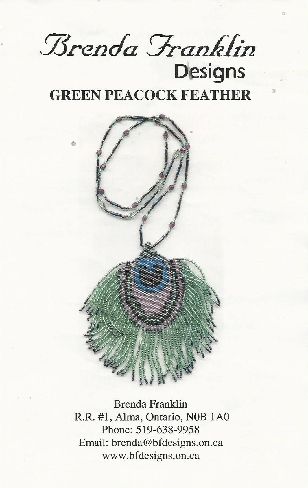 Beading Kit with pattern and beads and thread - Brenda Frandklin Designs