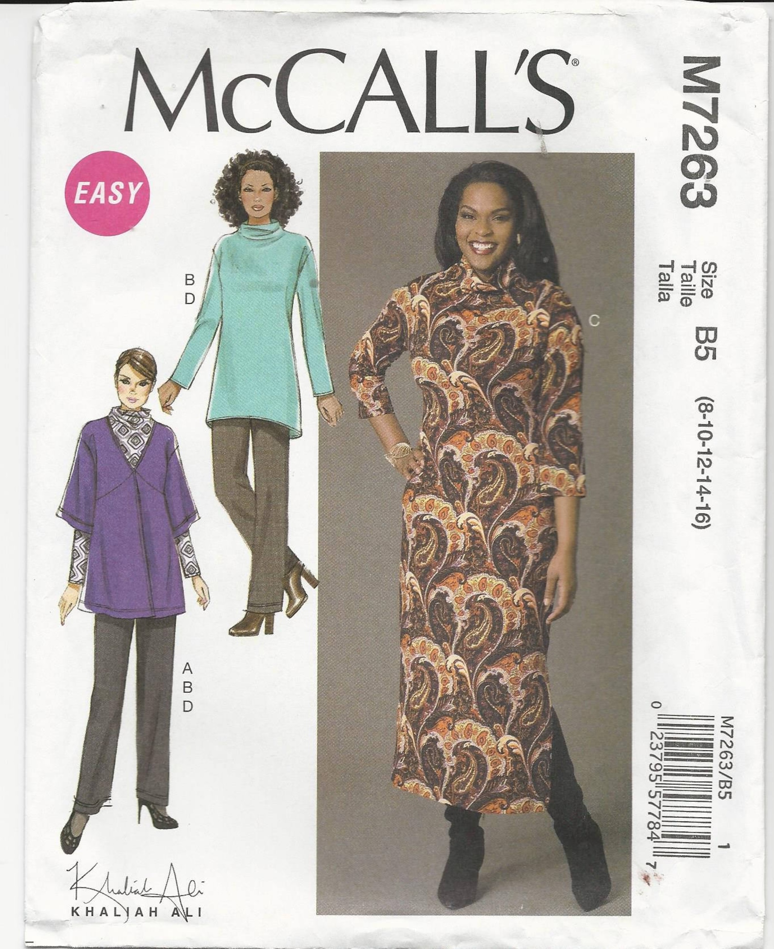 Mccalls M7263 Ladies Wardrobe Builder Pattern by Khaliah Ali - Etsy