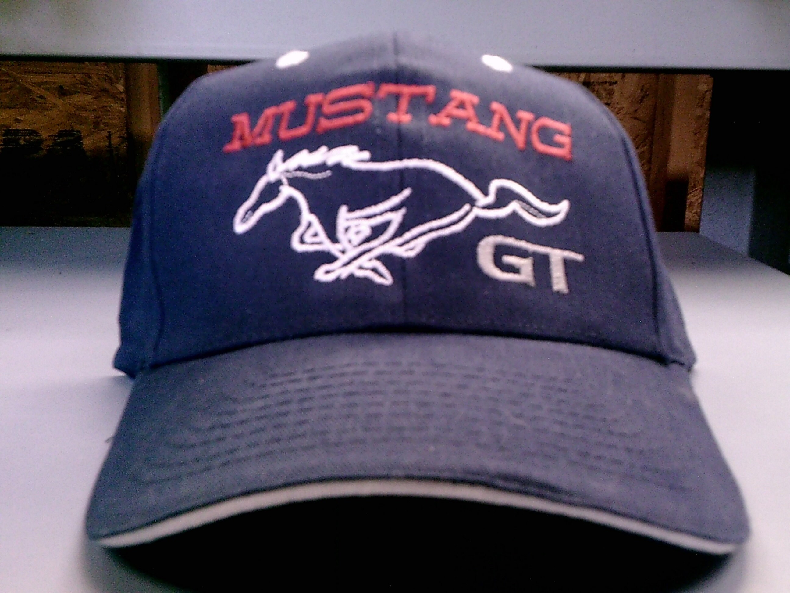 Ford Mustang GT Embroidered Logo Adjustable Base Ball Hat 5 Color ...