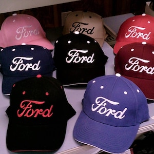 Ford Logo Embroidered Baseball Style Hat,cap Choice of 8 Colors,great ...