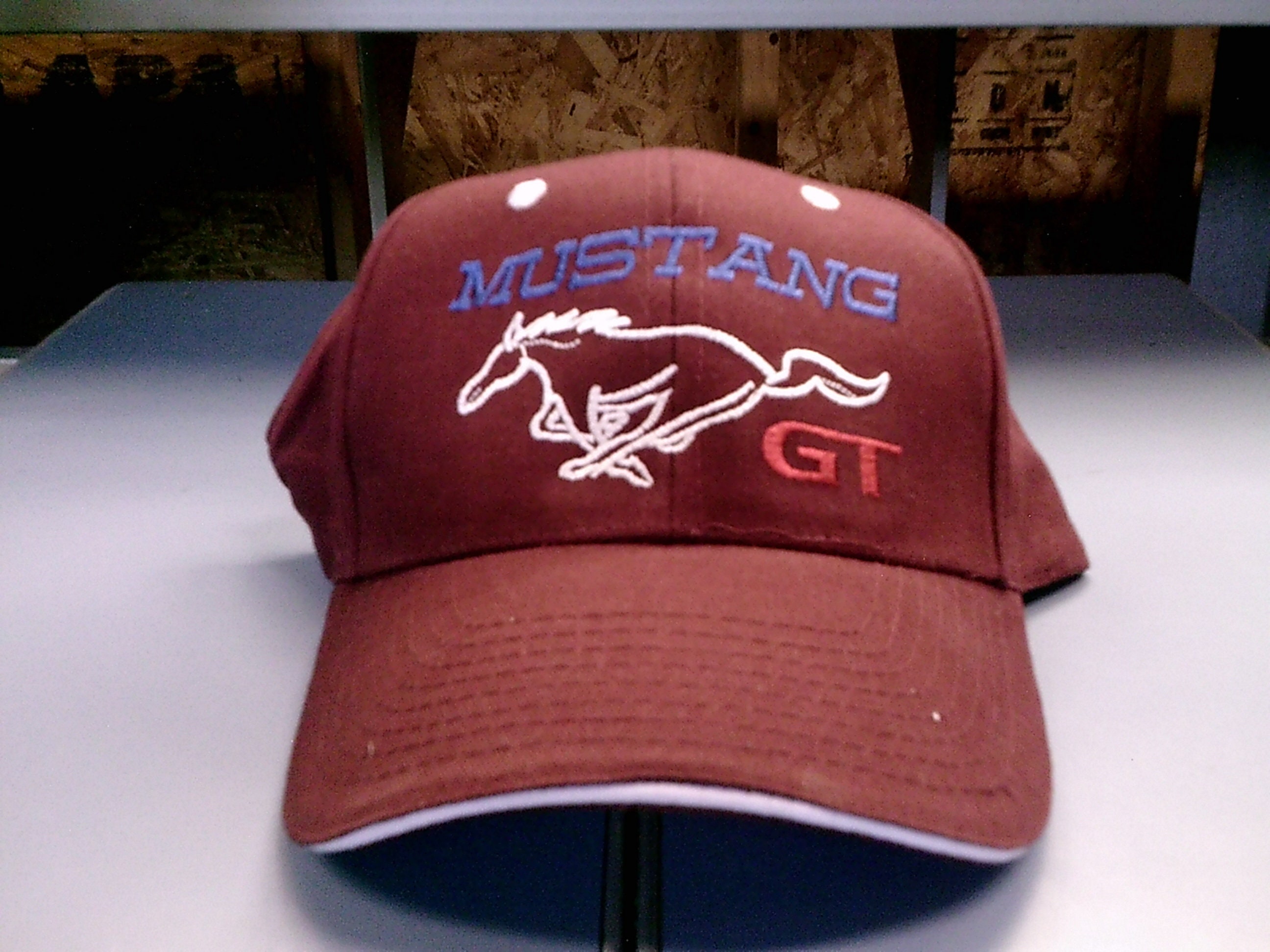 Ford Mustang GT Embroidered Logo Adjustable Base Ball Hat 5 Color ...