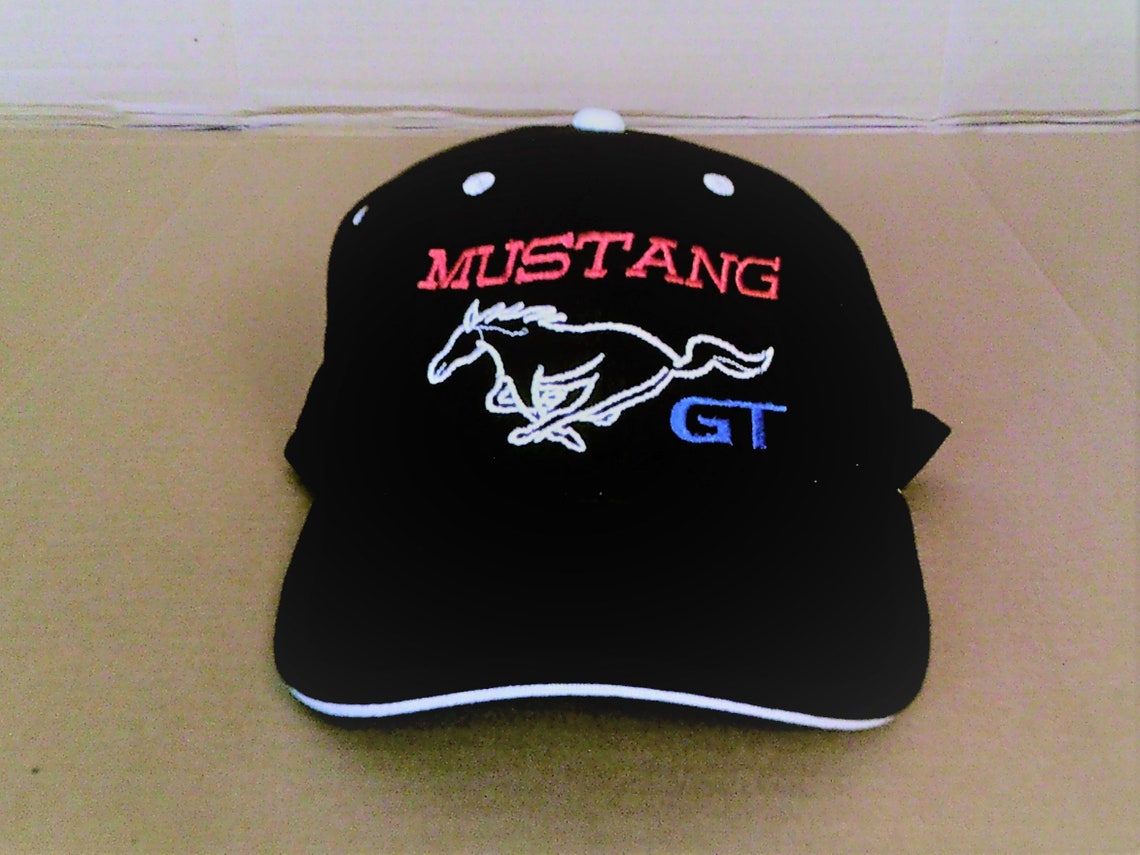 Ford Mustang GT Embroidered Logo adjustable base ball hat 5 | Etsy