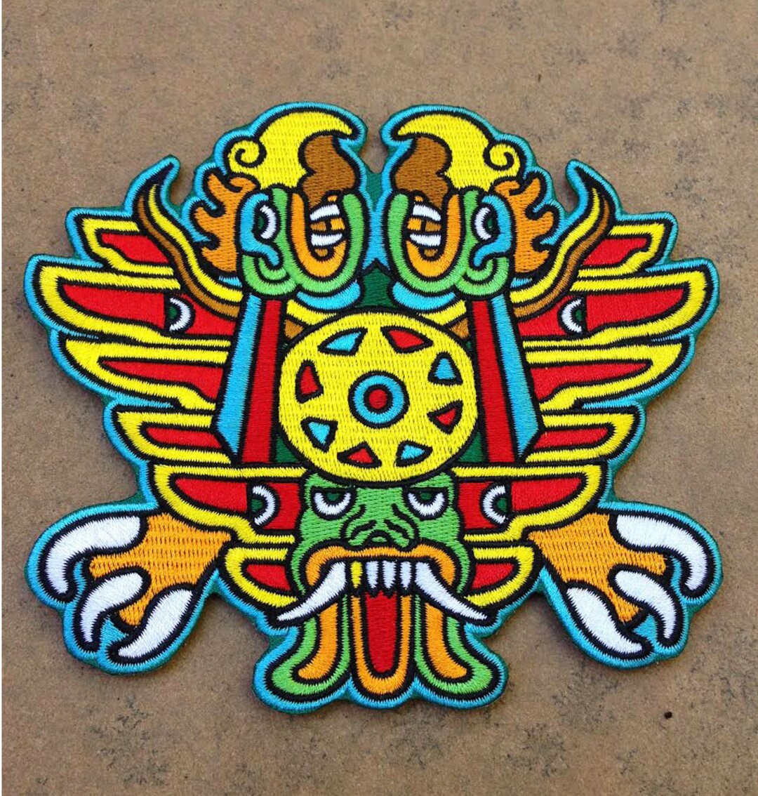 Chavin Double Headed Condor Patch: Iron on or Sew - Etsy