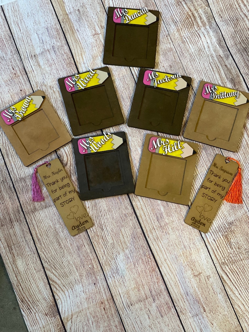 Personalized Wooden Post It Note Holder - Etsy