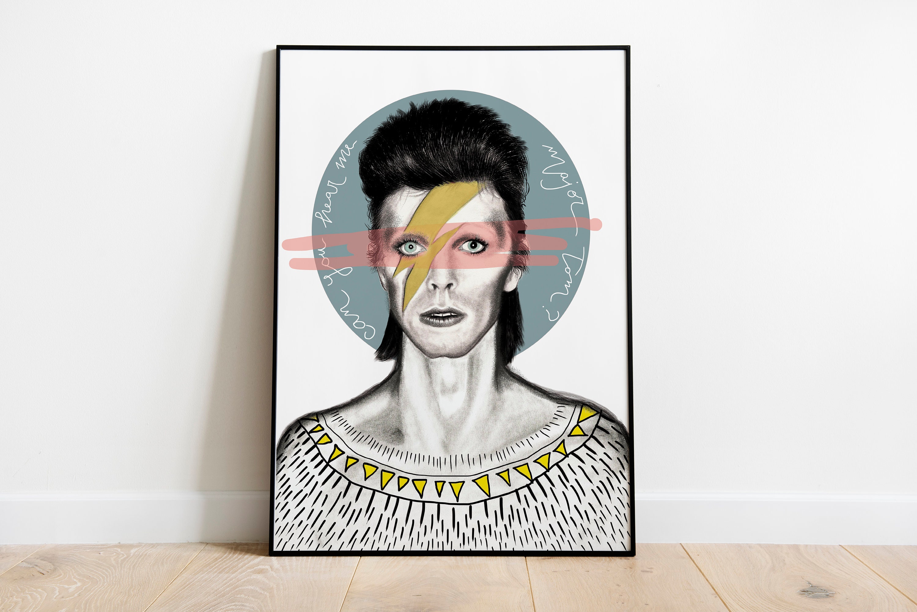 PRINT David Bowie - Space Oddity - Etsy Sweden