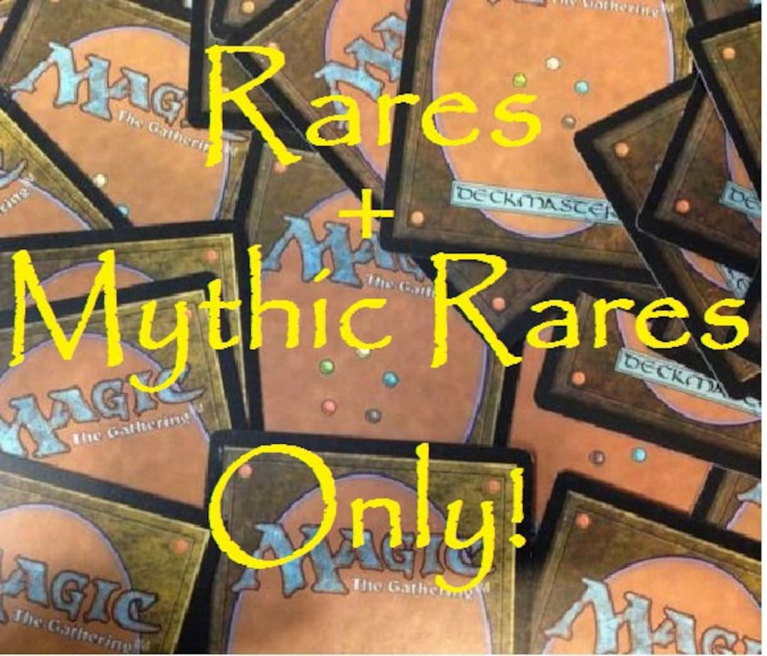 TEN 10 Random Magic: the Gathering Rare & Mythic Rare Cards Lot Rares ...