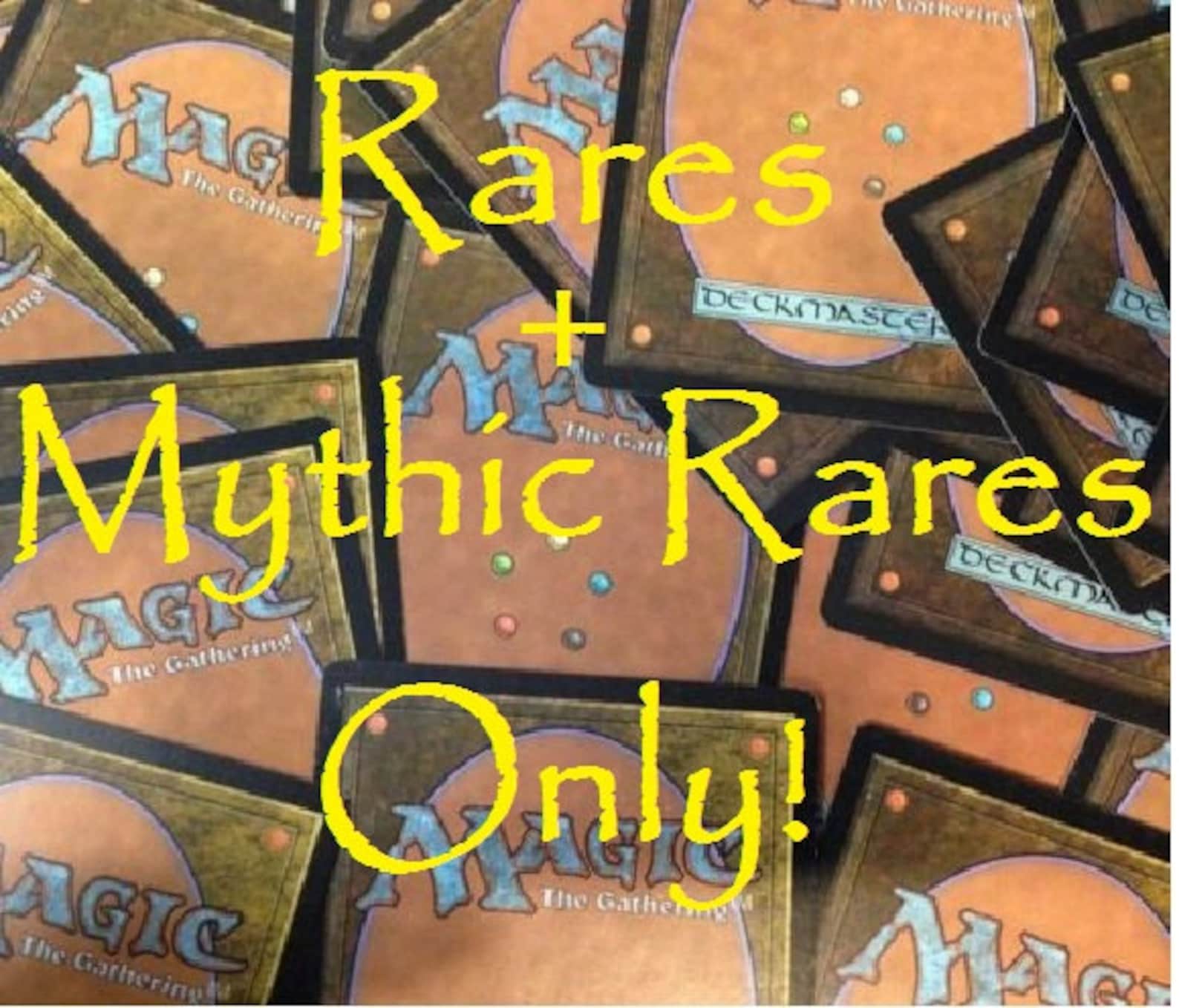 TEN 10 Random Magic: the Gathering Rare & Mythic Rare Cards - Etsy