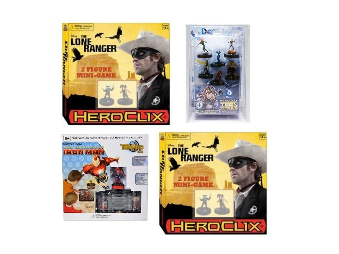 SALE 4 X Heroclix Box Sets Brand New & Sealed Lot - Everything Needed ...