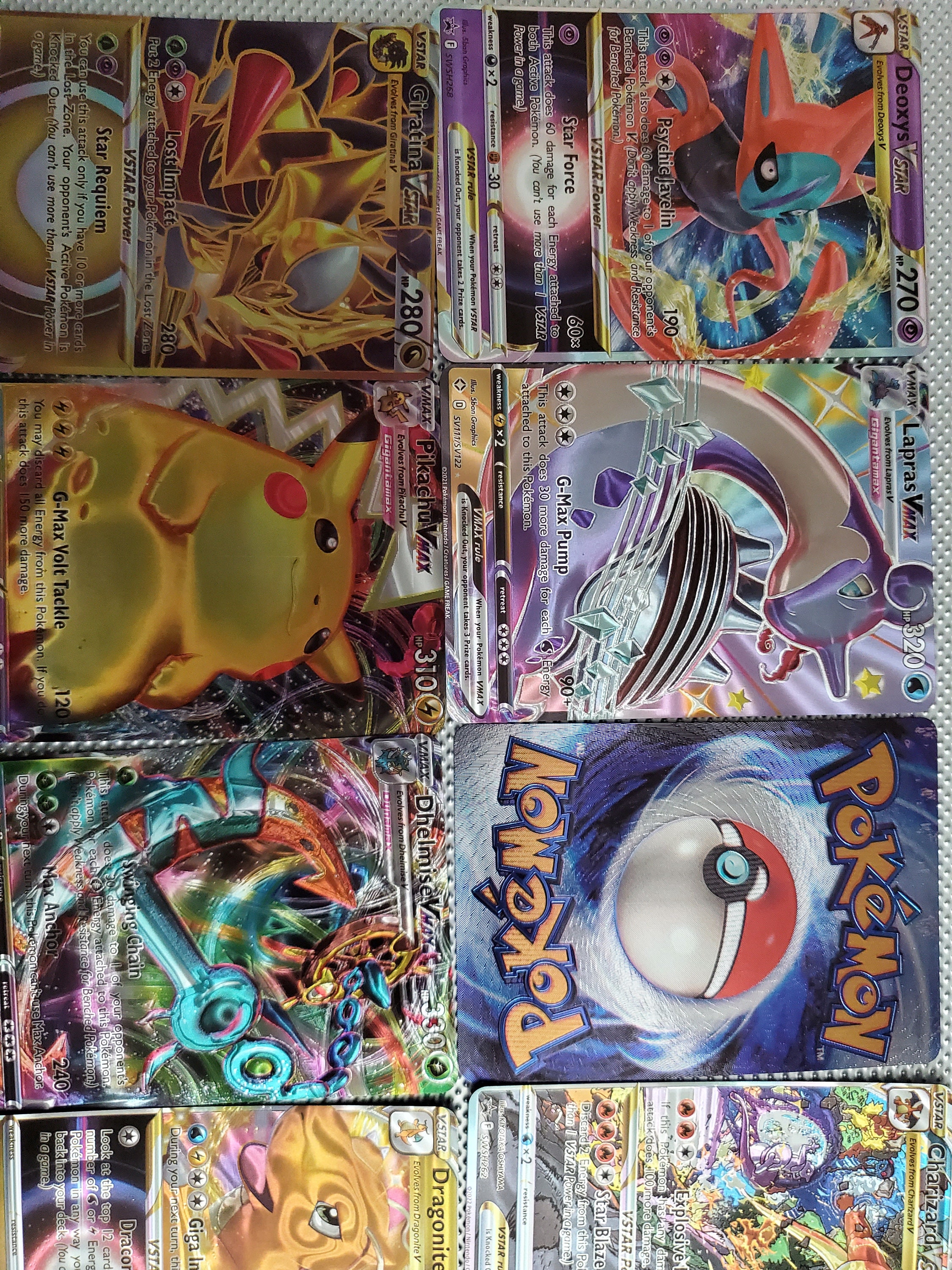 10 X Custom Pokémon Textured Foil Art Cards Highest Quality Random Lot ...