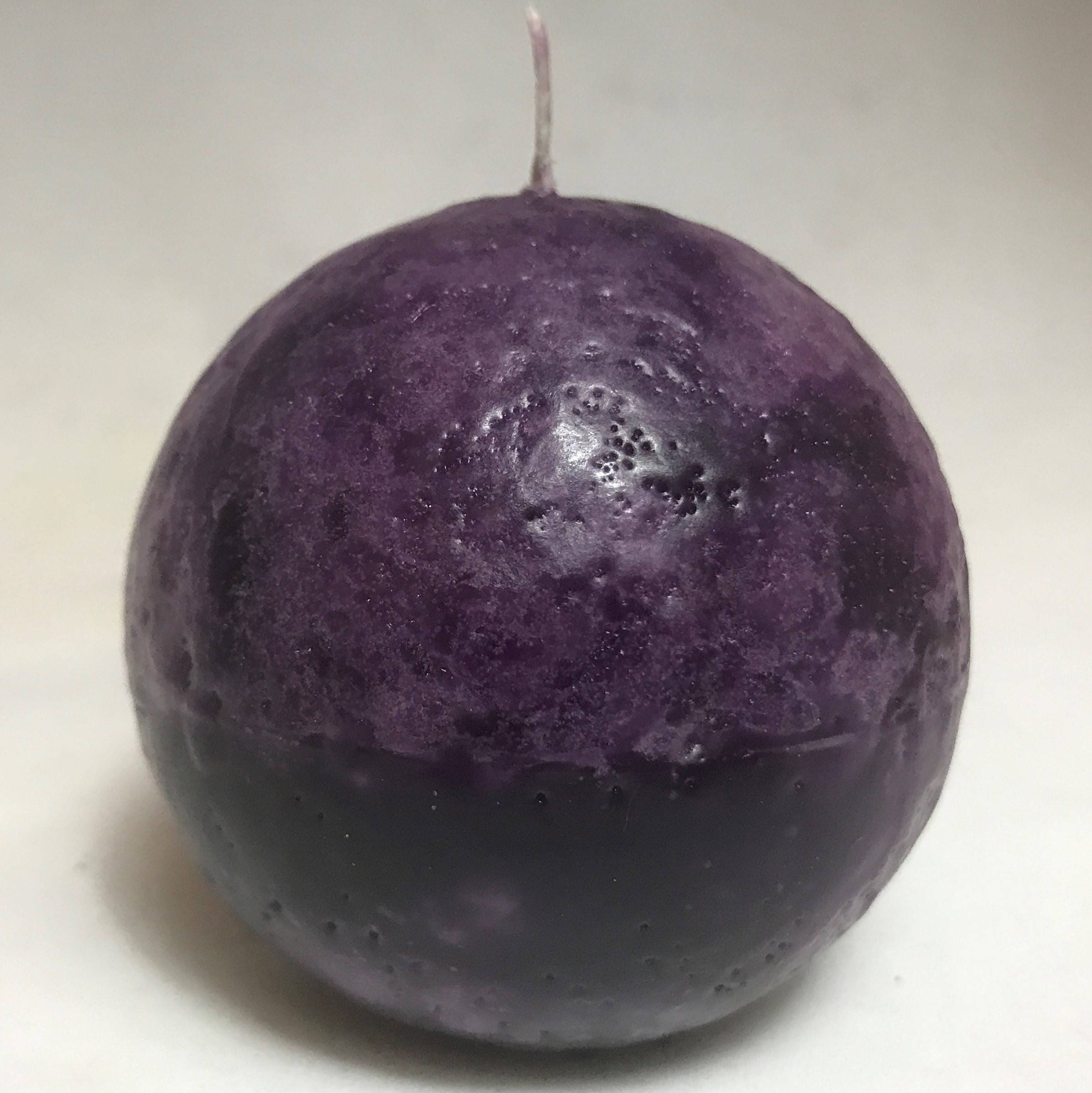 Mini Purple Sphere (Ball) Candle