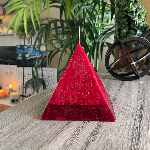 Red Pyramid - Etsy
