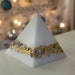 Artisan Pyramid Shaped Candle White - Etsy