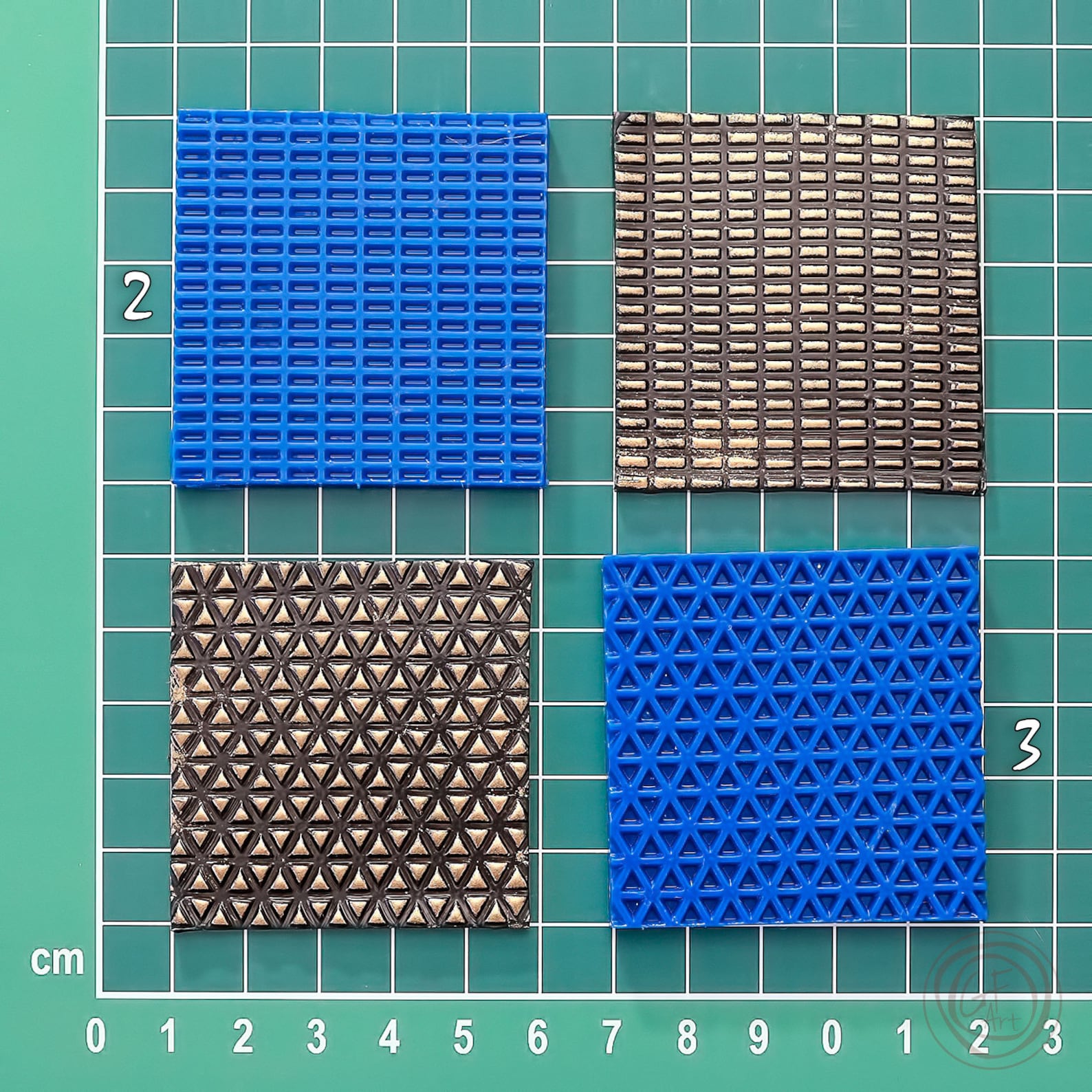 Silicone Mini Textures Set 4 G.F.ArtTools Polymer Texture | Etsy