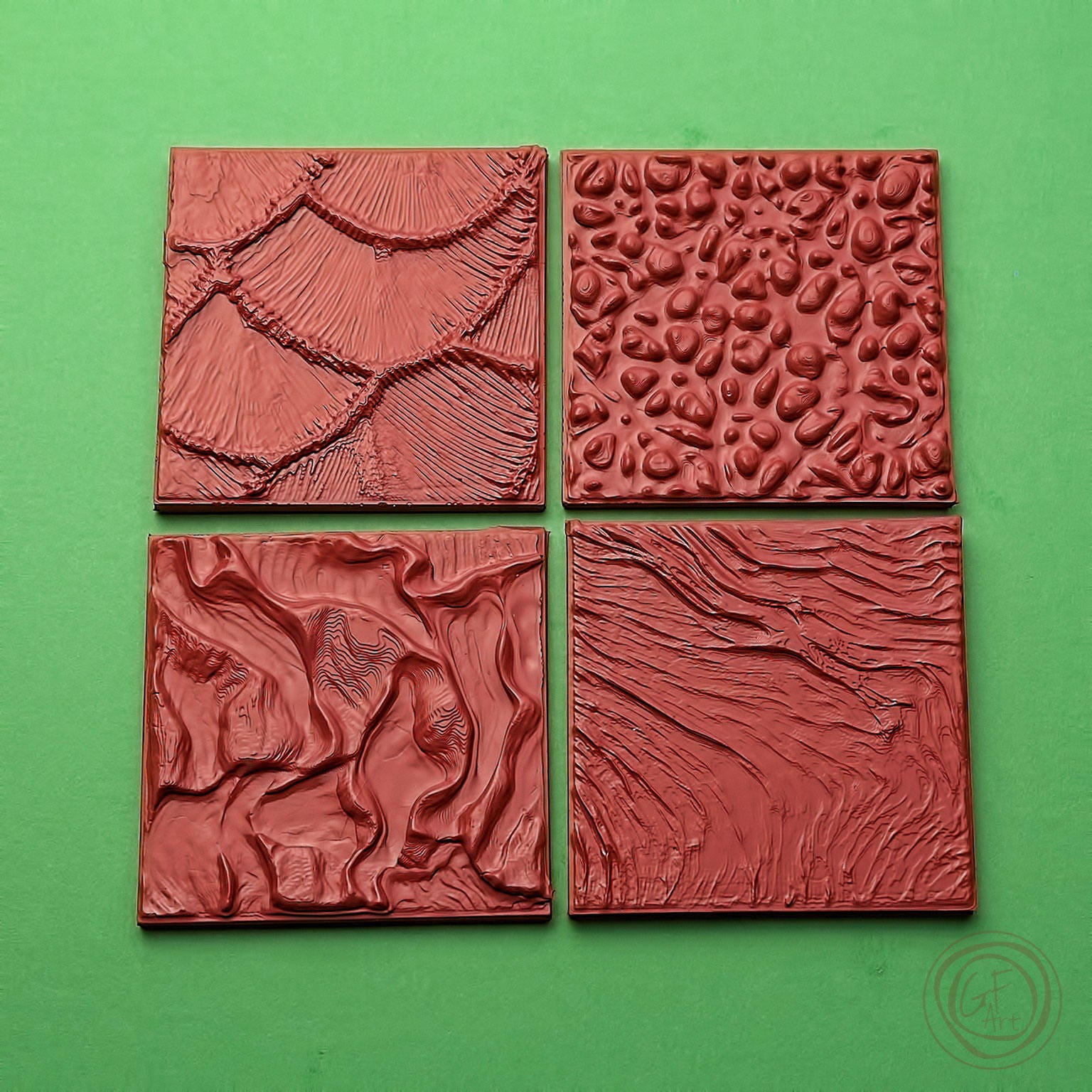 Silicone Mini Textures Set 16 G.F.ArtTools Polymer Texture | Etsy