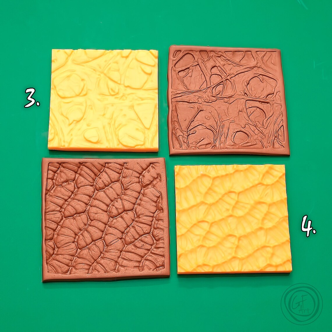 Silicone Mini Textures Set 1 G.F.ArtTools Polymer Texture | Etsy