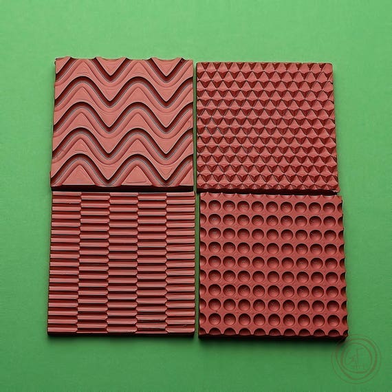 Silicone Mini Textures Set 6 G.F.ArtTools Polymer Texture | Etsy