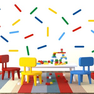 Colourful Sprinkles Wall Decals, Rainbow Sprinkles Wall Stickers ...