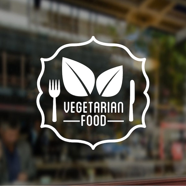 Vegetarian Sign - Etsy