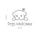 Dogs Welcome Sticker, Dogs Welcome Restaurant Window Decal, Dogs ...